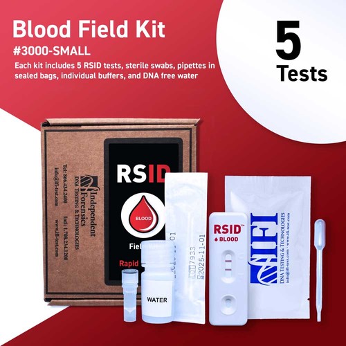 RSID™ Field Kit for Human Blood - Independent Forensics of IL